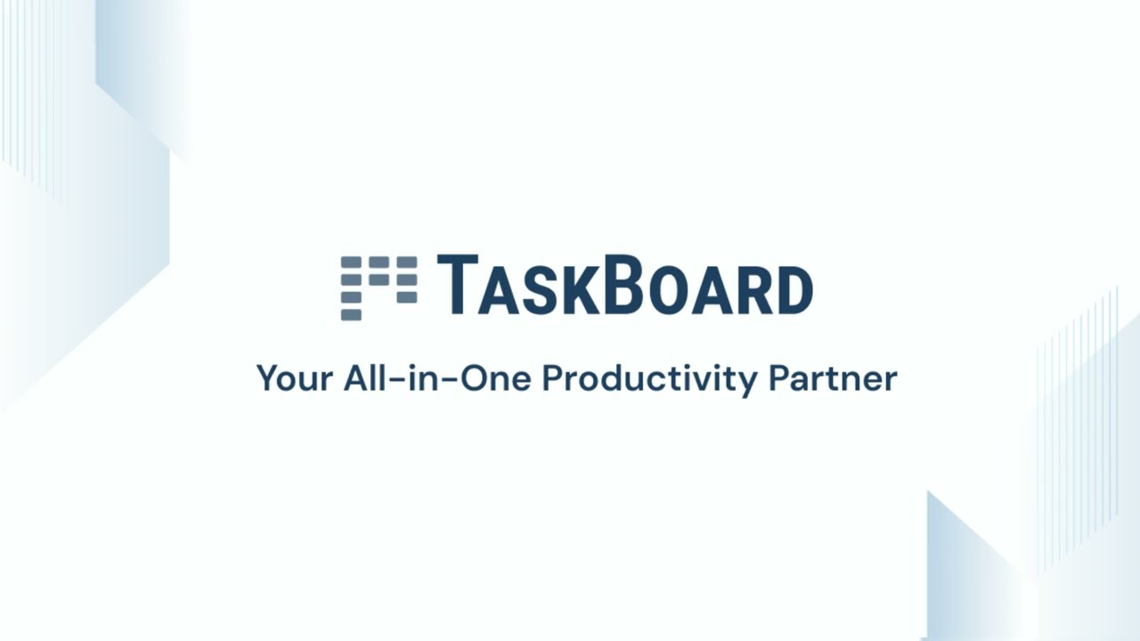 TaskBoard Overview