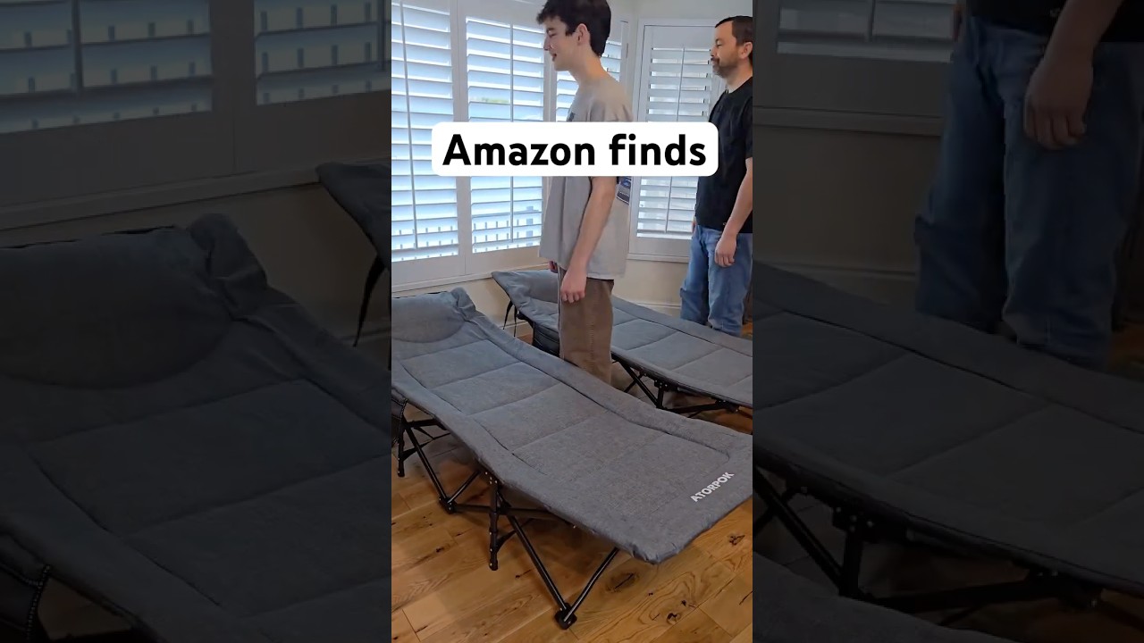 🔥 Best Camping Cot? Meet the ATORPOK Foldable Cot! 🏕️