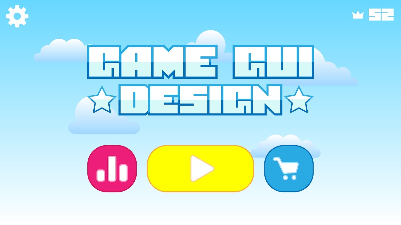 Adobe illustrator tutorial: Mobile Game GUi Design