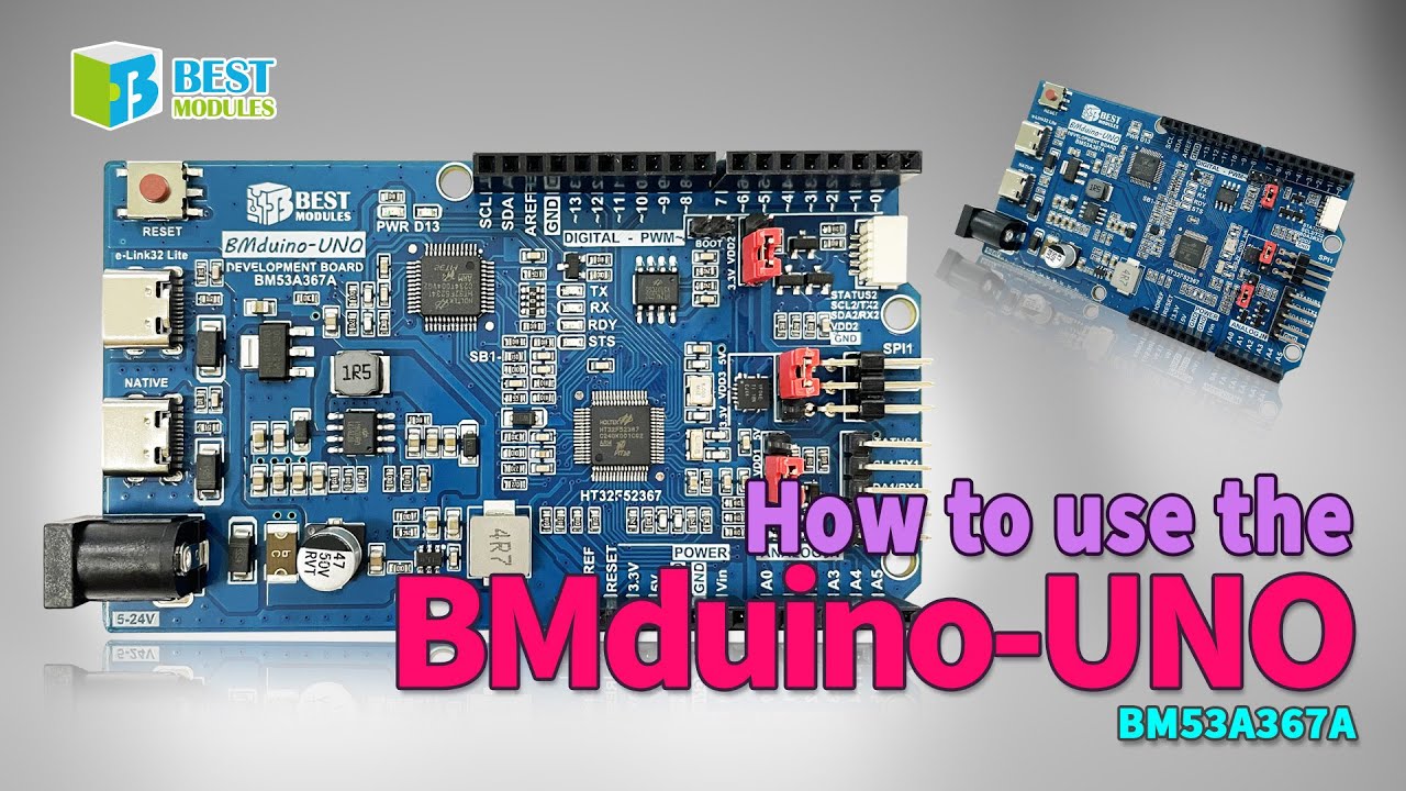 First time using the BMduino-UNO BM53A367A