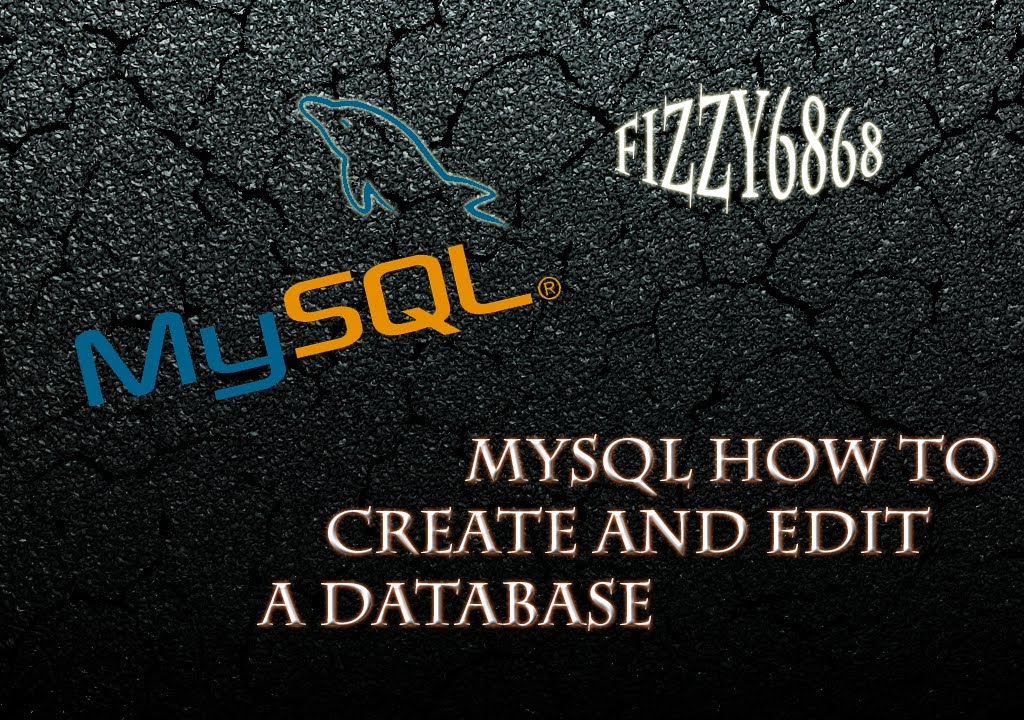 mysql create database and edit database content