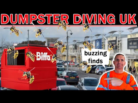 DUMPSTER DIVING UK [OMG BUZZING FINDS]
