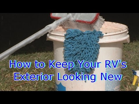 How To Keep your RV Looking New | The Official RV Education Training ...