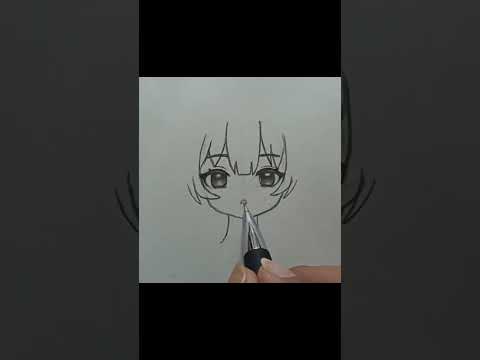how to draw anime girl easy step by step for beginners #animeart #drawing #anime