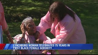 Lynchburg Woman celebrates 75 years in first black female sorority