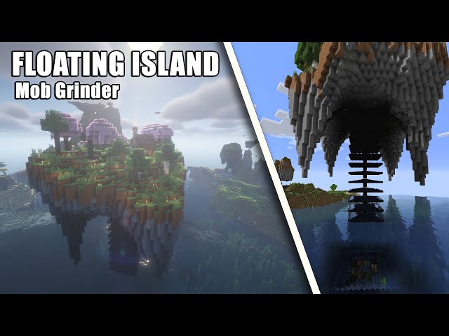 Floating Island Mob Grinder Minecraft Map