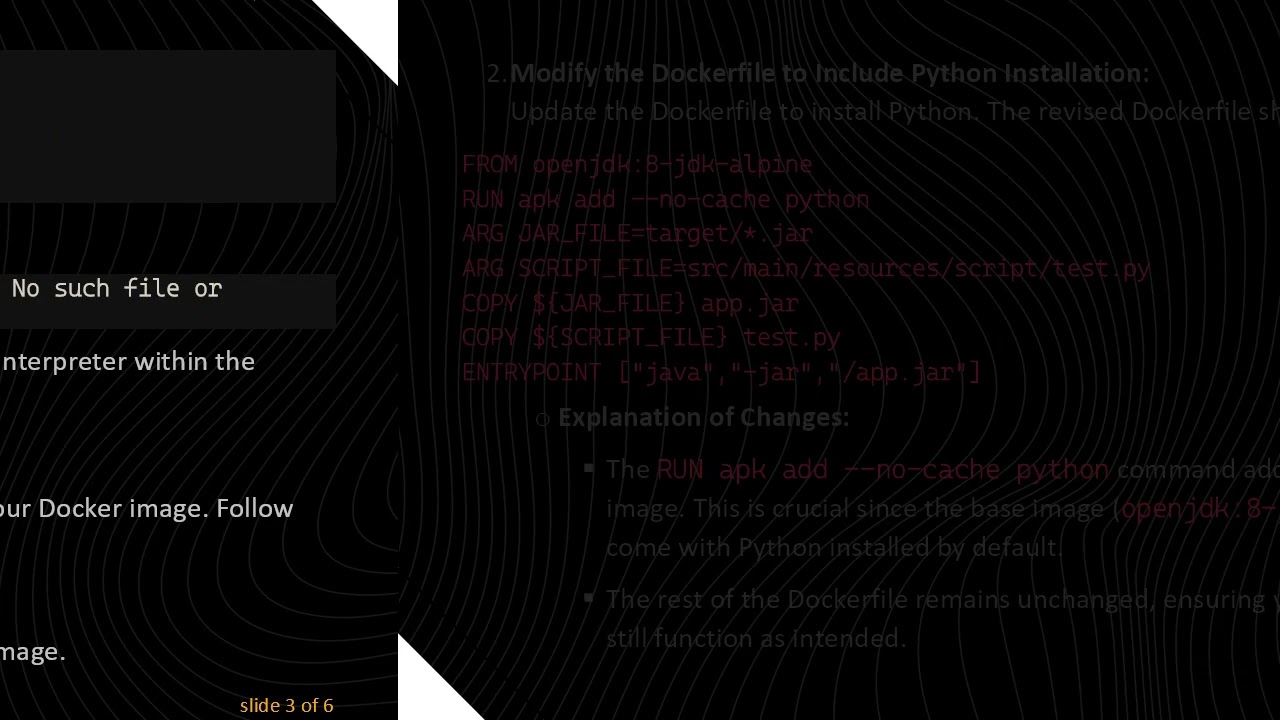 How to Run a Python Script in a Java Program Using Docker
