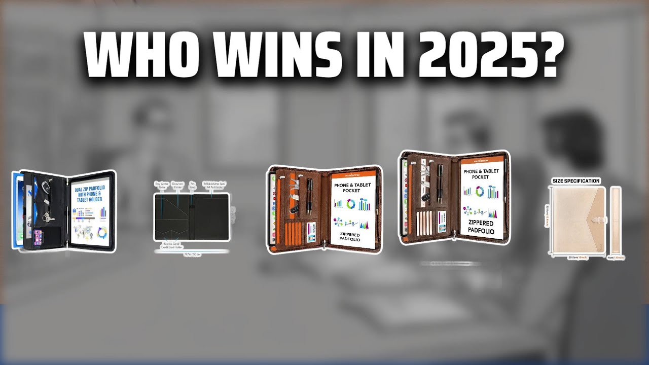 The Top 5 Best Portfolio Binder in 2025 - Must Watch Before Buying!