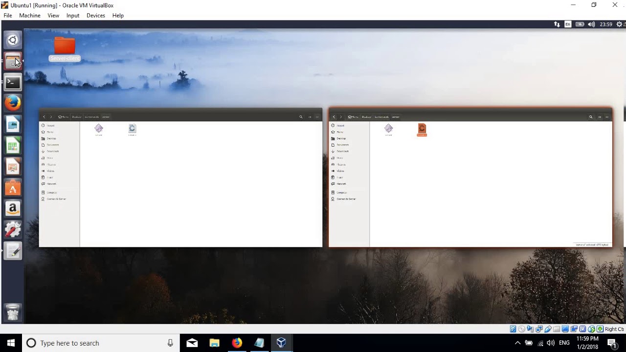Client and Server program execution | C Language | LINUX