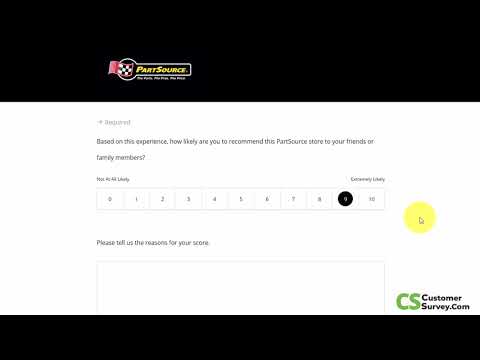 PartSource Customer Satisfaction Survey | 2023