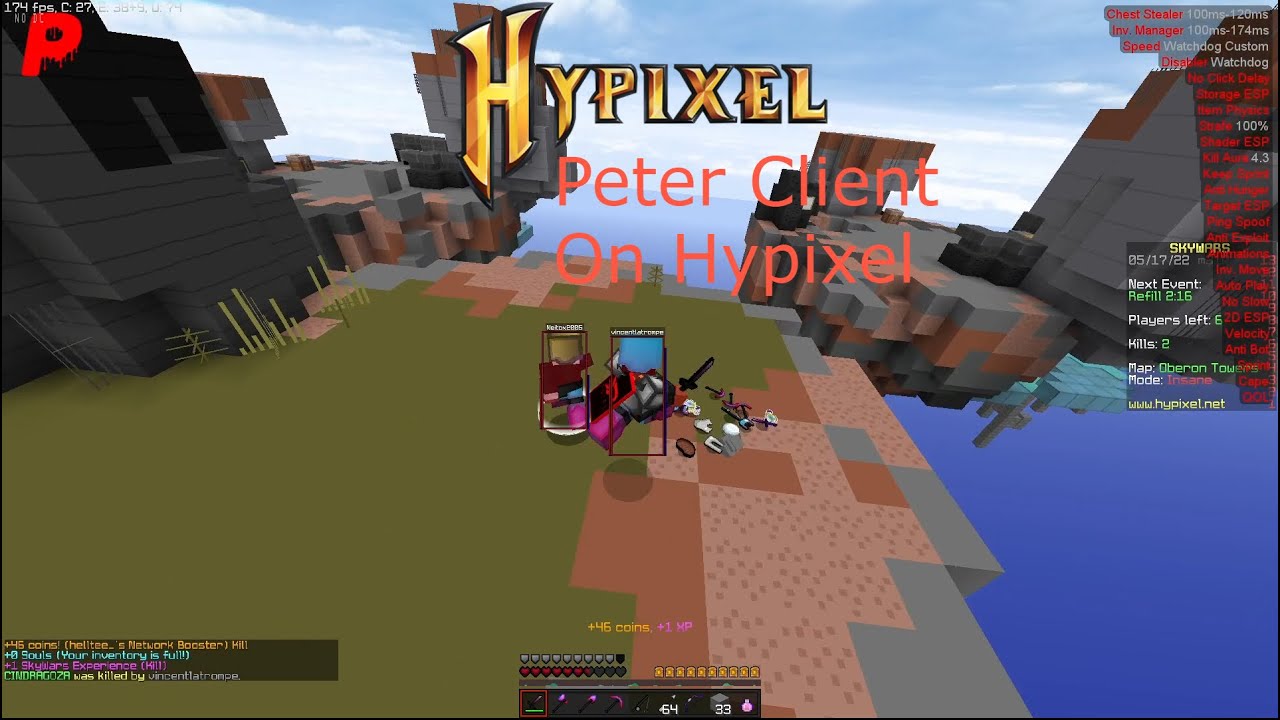 Peter Client Kill Montage on Hypixel