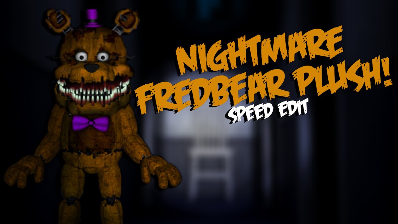 Nightmare Fredbear Plush | Speed Edit! (Original by BackwardsBobblet)