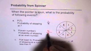 [FREE] Consider a single spin of the spinner. A spinner contains 4 ...