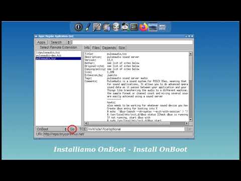 Tiny Core Linux Firefox audio driver