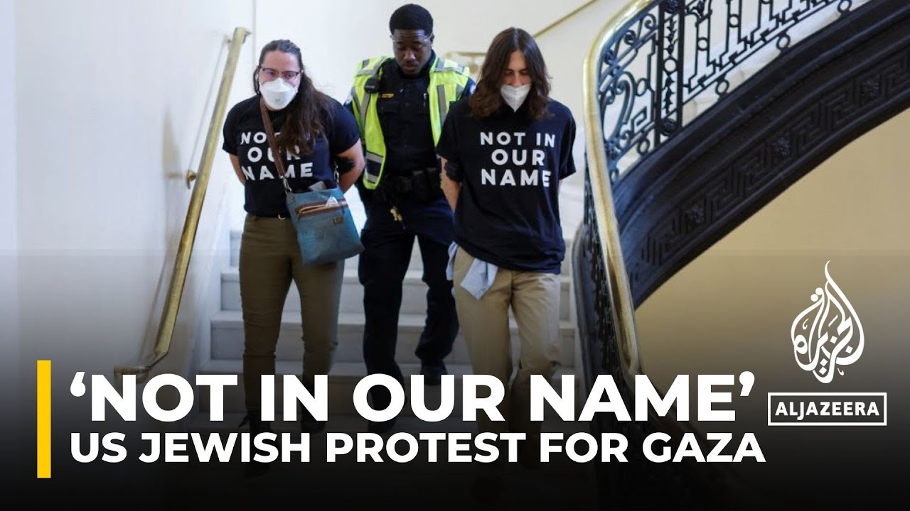 Not in Our Name! Jewish Activists Arrested at U.S. Congress Sit-in ...