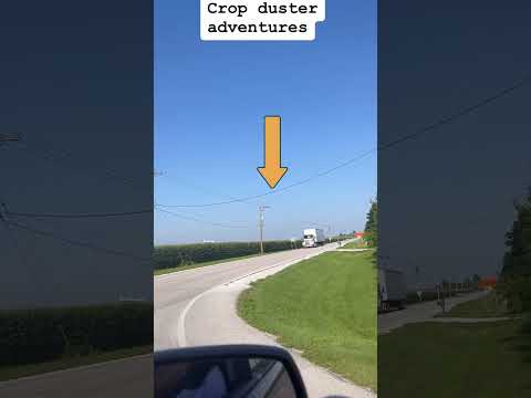 Watch how close this crop duster is….omg. #shortsfeed #shortsviral #shorts #airplane #cropduster