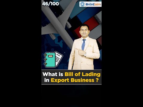 🌊🚢 Introducing the Bill of Lading! 📜🌍