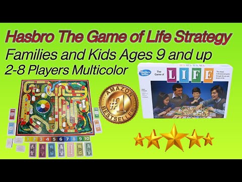 Hasbro Gaming The Game of Life Strategy Board Game for Families and Kids Ages 9 and Up, #games