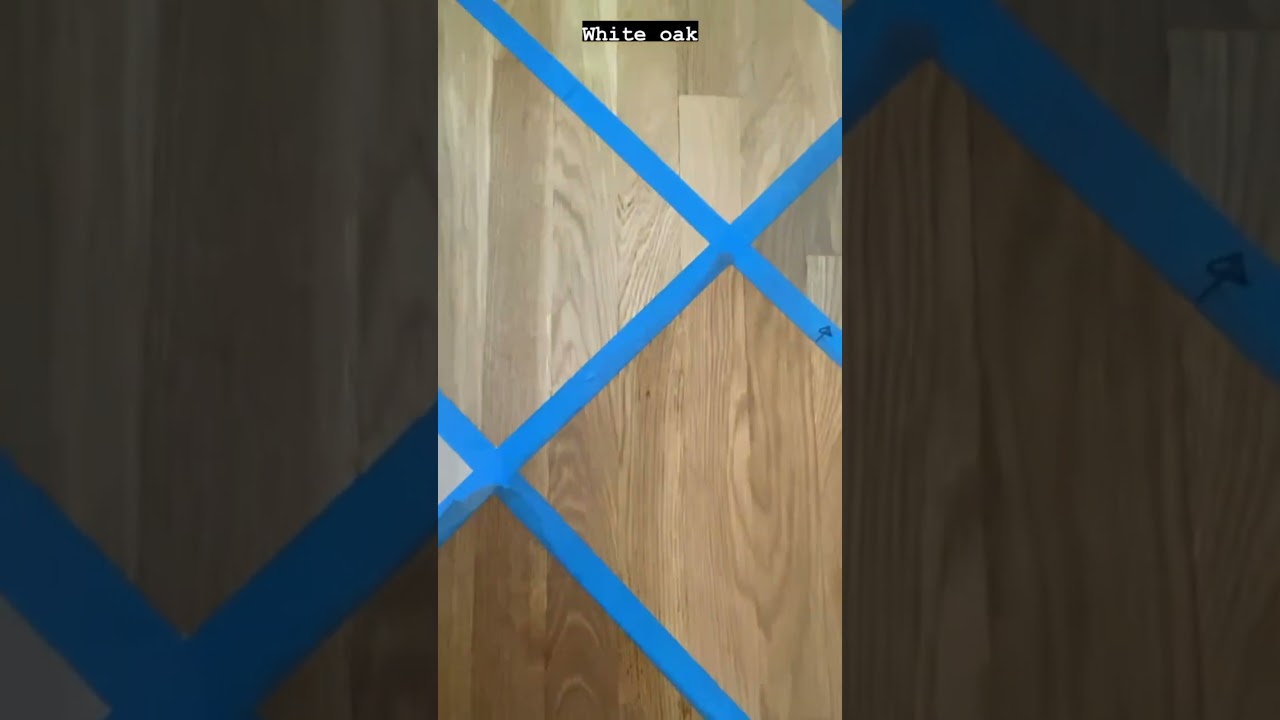 White oak. Stain samples. #flooringpdx #refinishing #floorsanding #flooring #pdx #whiteoakfloors