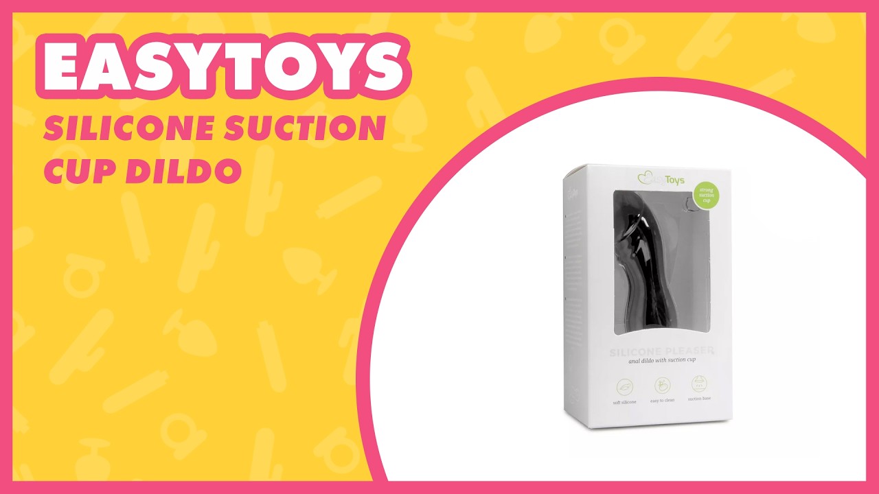EasyToys Silicone Suction Cup Dildo | Hands-Free Ribbed Stimulation 💗 EasyToys