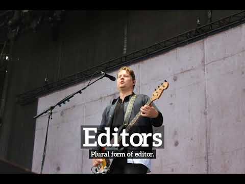 What is Editors? | How Does Editors Look? | How to Say Editors in English?