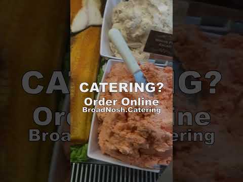 Bagels near me Broad nosh bagel deli platter catering #catering #bagels
