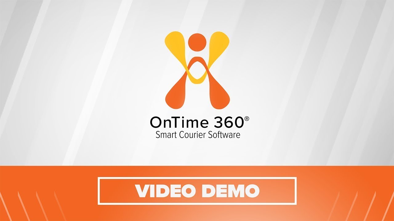 OnTime 360 Courier Software Demo