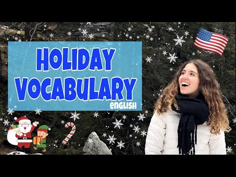 Common words used during the holidays ┇ Learn English Christmas Words // Just A Teenager