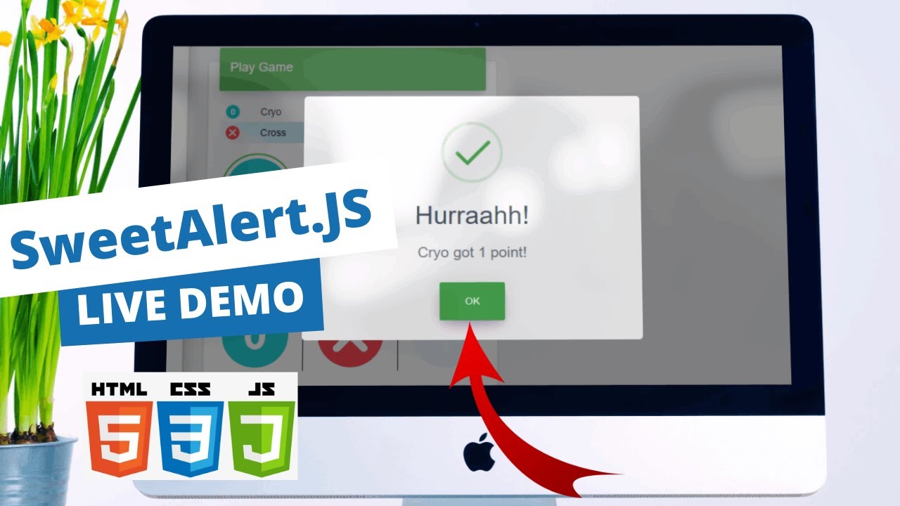 Sweet Alert demo with simple example | Beautiful Alert Box using SweetAlert.js | SweetAlert Tutorial