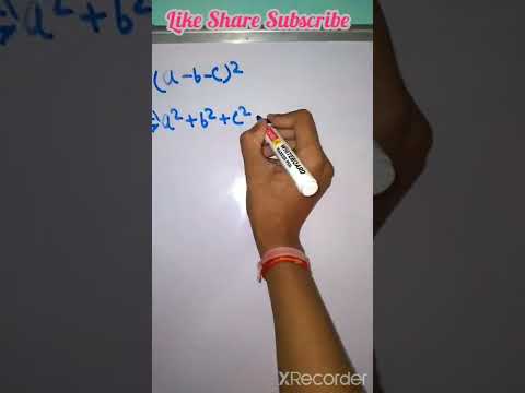 (a-b-c)2 Formula #shorts