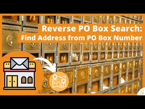 How to Find Address From PO Box Number | Reverse PO Box Search Tutorial