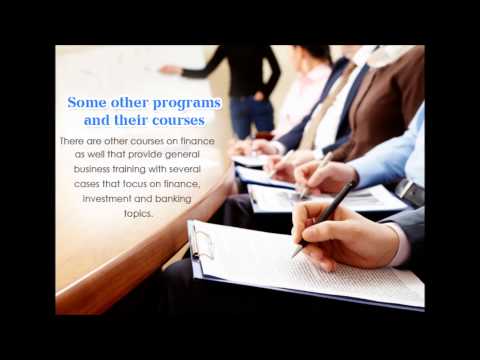 What does an MBA in finance offer?