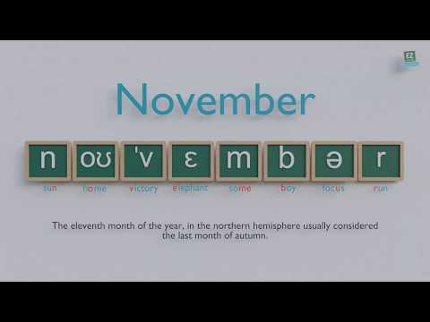 How to pronounce November ?
