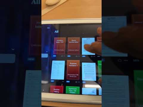 Editing pdf documents on ipad