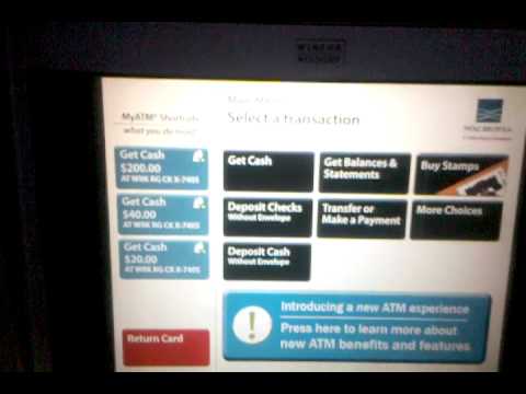 Wachovia ATM, update from Wells Fargo migration