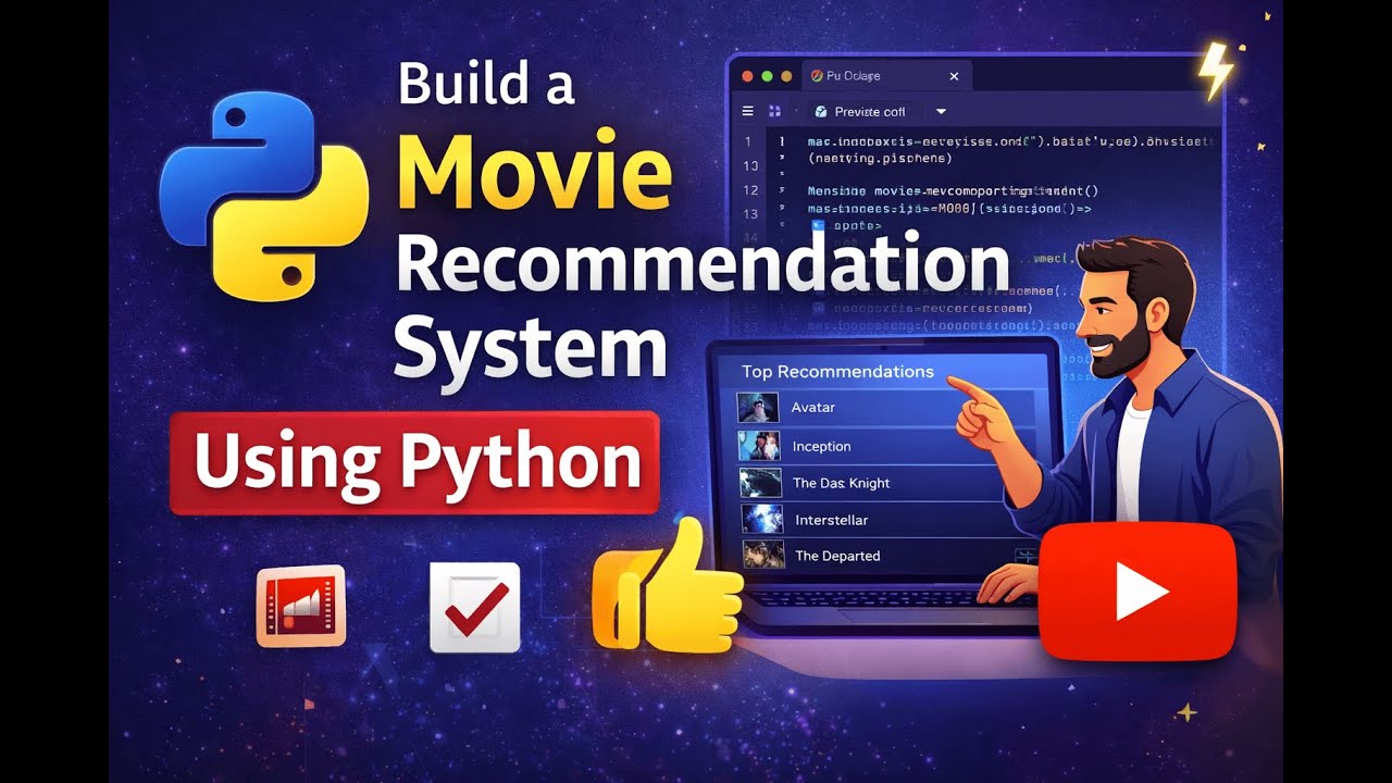 Build a Basic Movie Recommendation System Using Python | Step-by-Step Tutorial