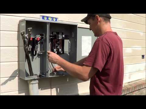 Electrical Meter Base Install - Time Lapse