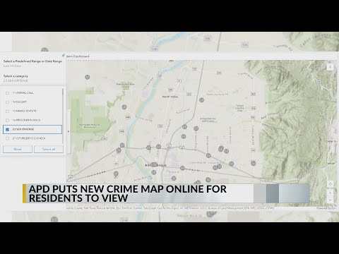 Albuquerque Police Dept. highlights new crime map