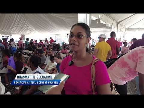 36 Region 3 residents receive steel and cement vouchers