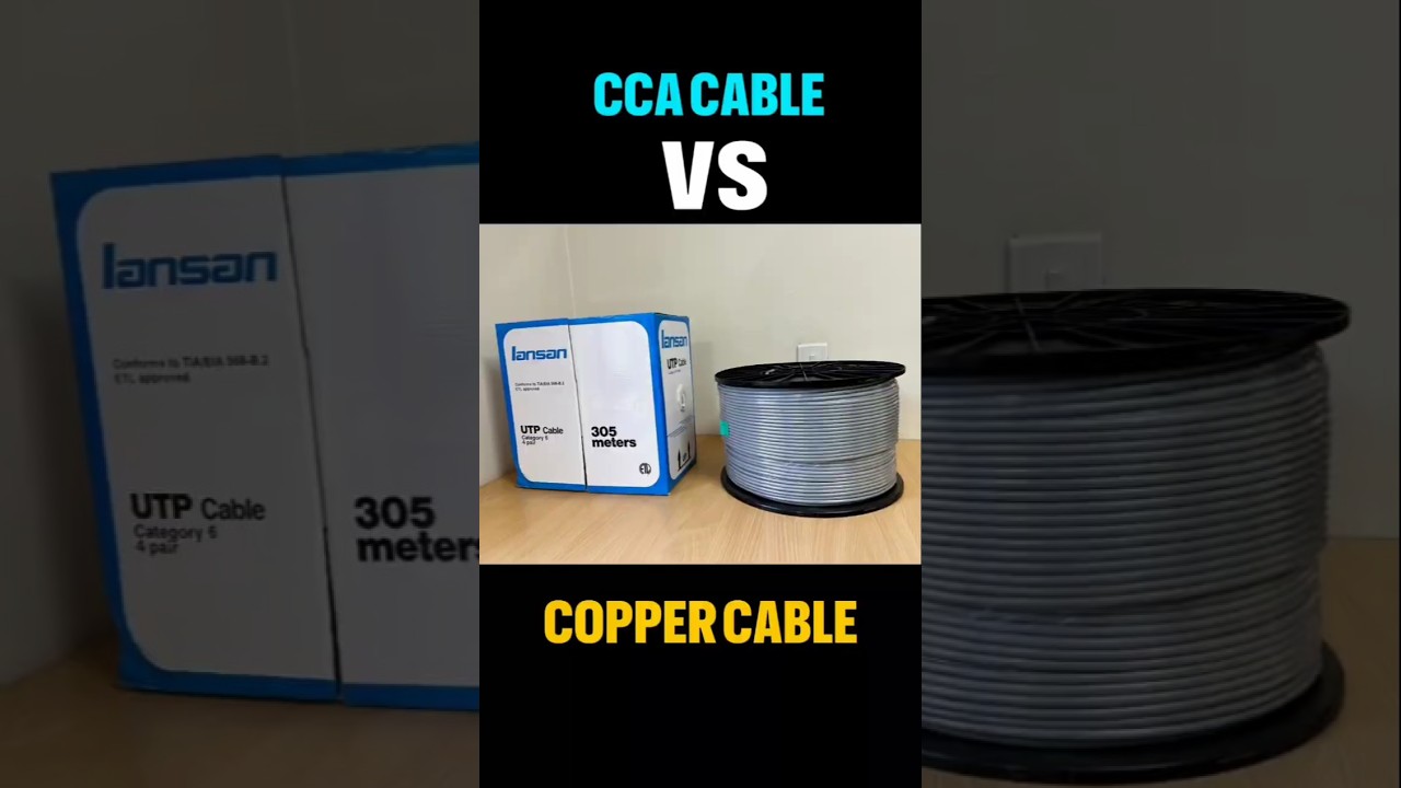 CCA cable Vs Copper cable