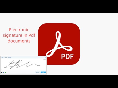 How To Add Electronic Signature To PDF Documents Using Adobe Acrobat