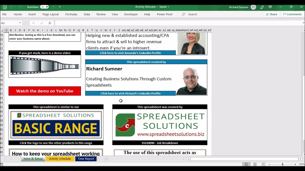 Basic Demo - Activity Allocator