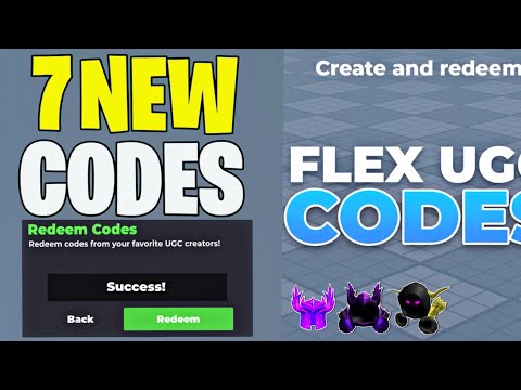 *NEW* All Working CODES FOR FLEX UGC IN JULY 2025 | ROBLOX FLEX UGC CODES