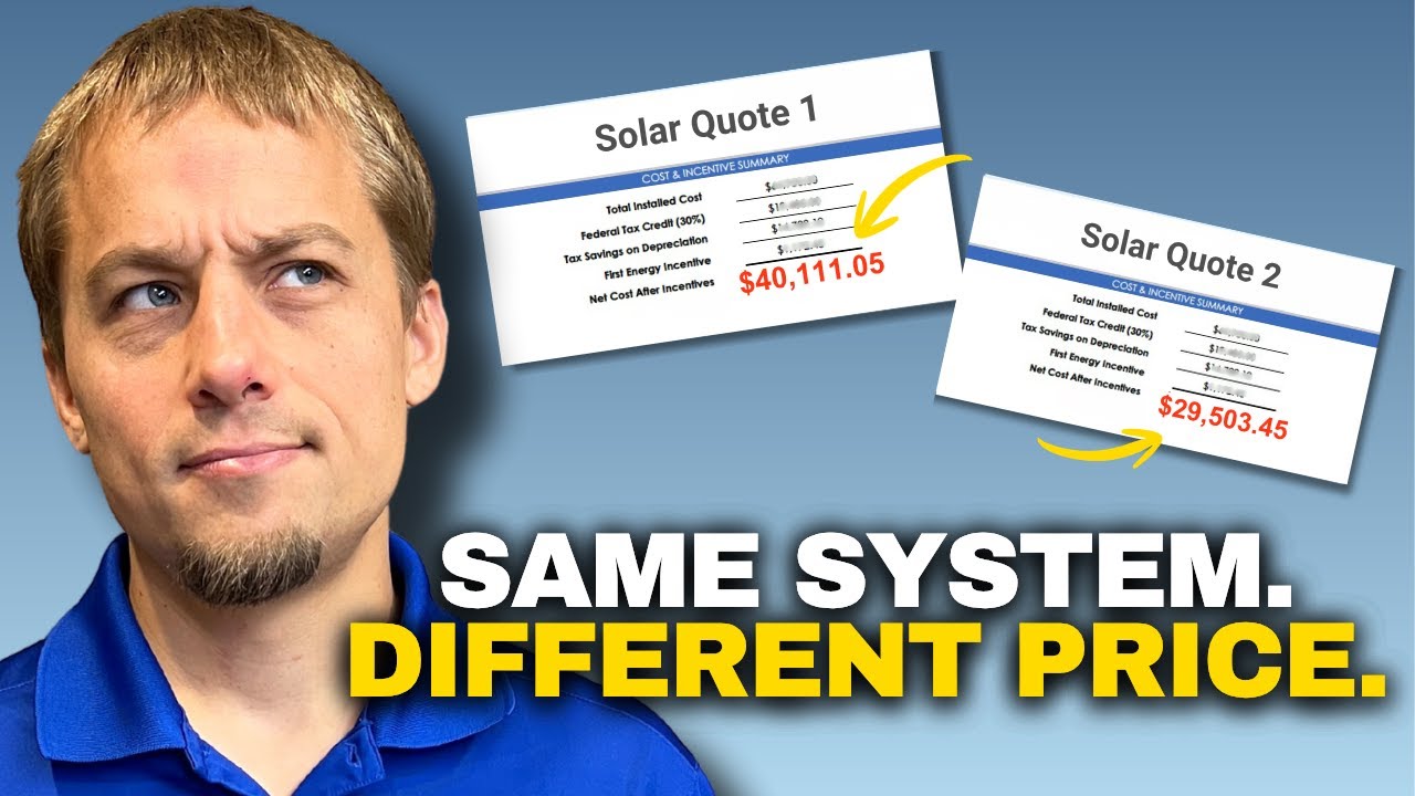 Why One Solar Quote Costs More Than Another
