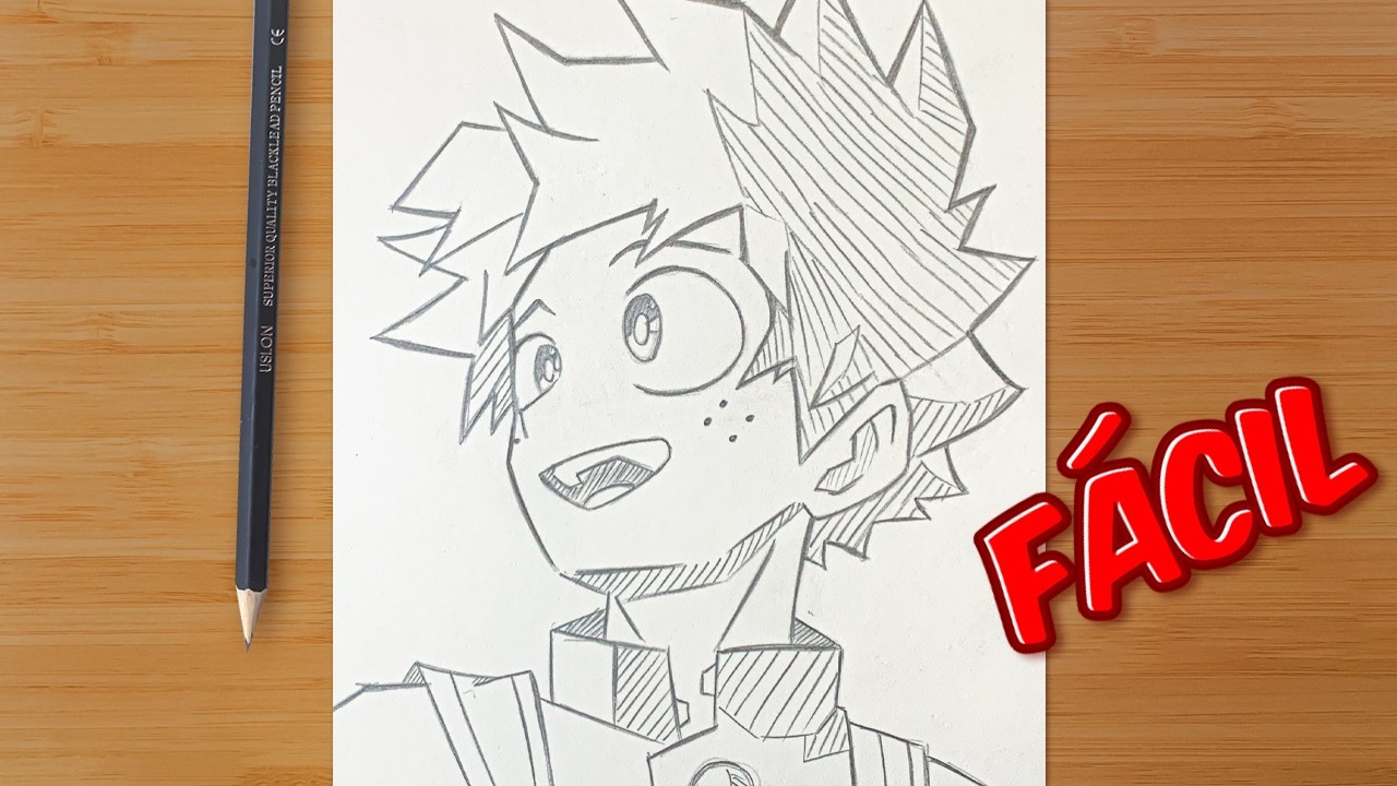 Cómo DIBUJAR a DEKU 🎨 Paso a Paso Fácil con Lápiz