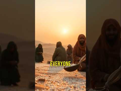 The Daily Miracle: The Israelites' meal was Manna from Heaven!