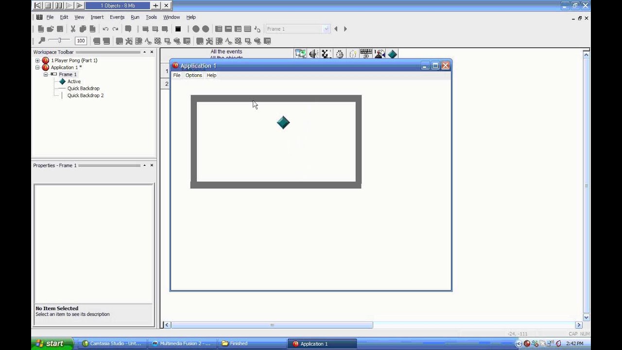 MMF2 Video Tutorial 17 - Bouncing Ball Movement