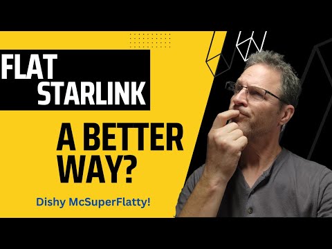 A different way to flat mount your Starlink Dishy
