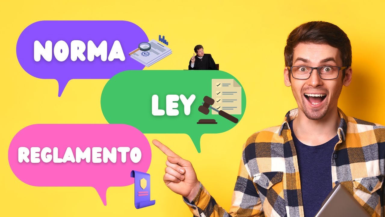 ✅DIFERENCIA ENTRE NORMA, LEY Y REGLAMENTO | Video explicado en 3 minutos