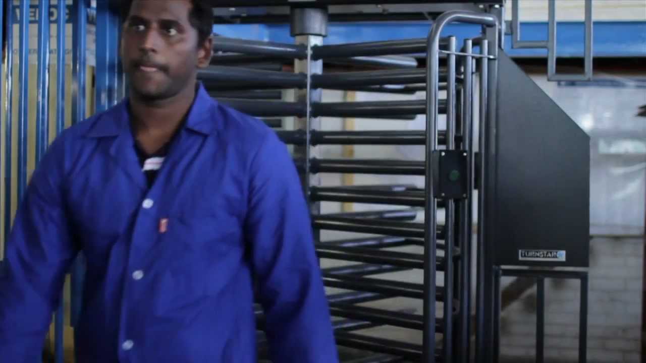 Turnstar TRIBUNE full height single-reader turnstile